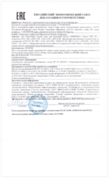 Declaration of Conformity of TR CU - «WorldWideBridge»